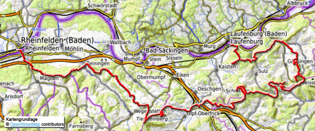Fricktaler Höhenweg / Jurapark Aargau (Schweiz)